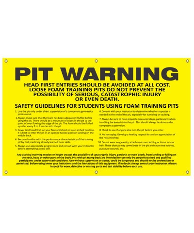 Pit Warning Banner - TEN-O | ByGMR